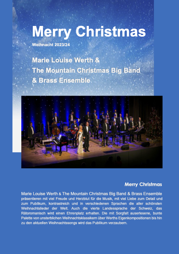 Marie Louise Werth - Sängerin - Pianistin - Entertainerin - Buchen